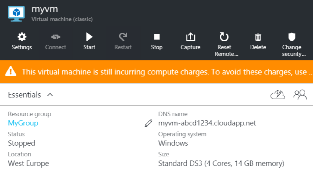 How to stop (deallocate) an Azure VM at a given time using PowerShell