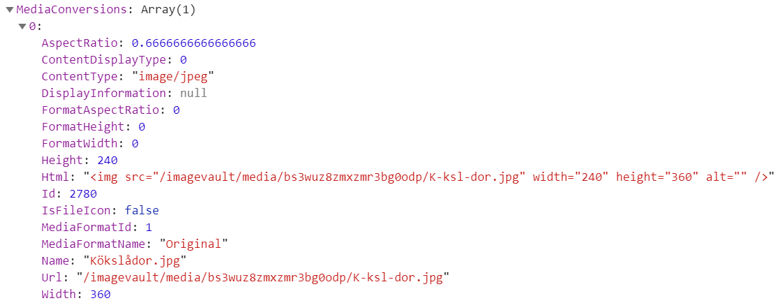 Modifying the default image tag inserted by ImageVault in Episerver TinyMCE